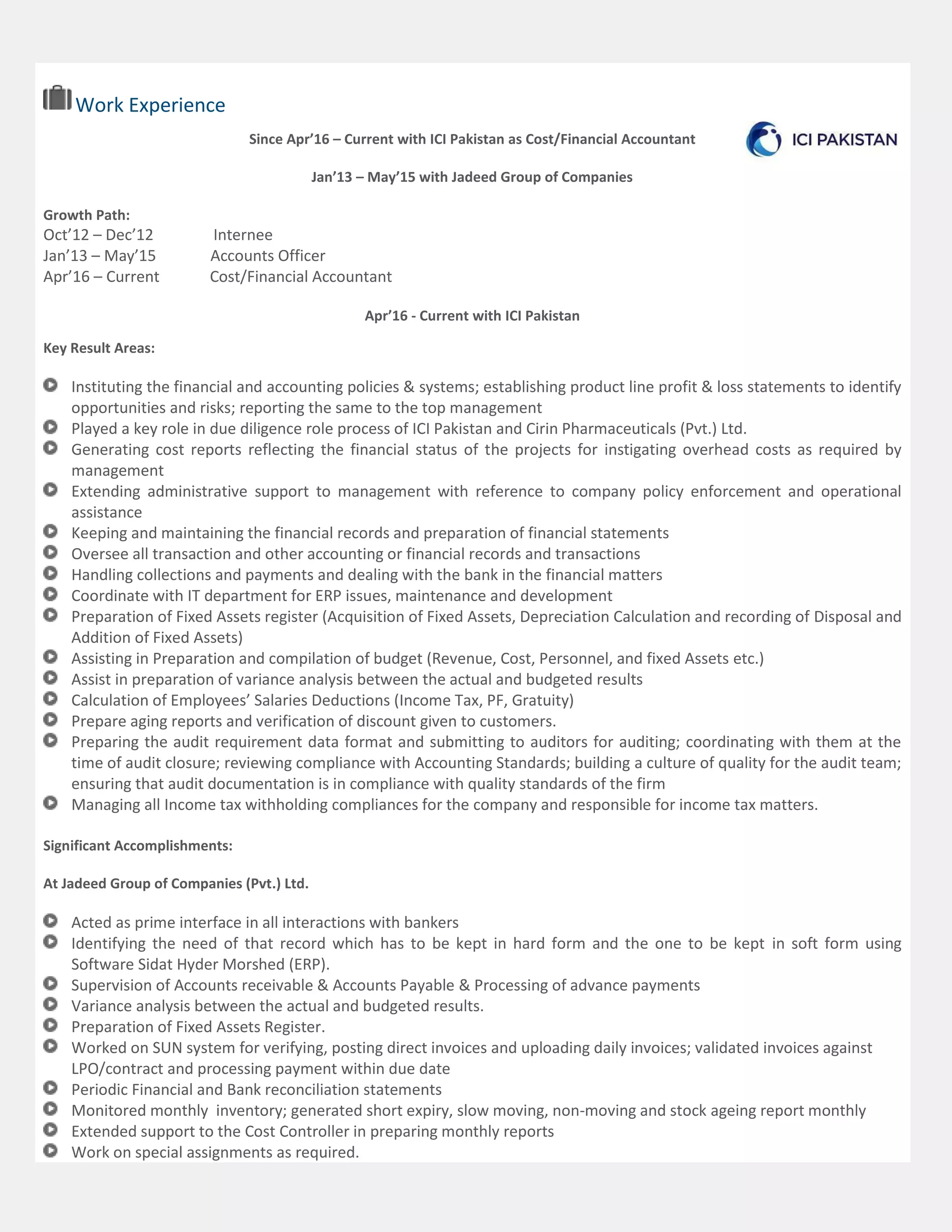 Faizan's cv (1) | PDF