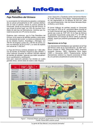 Faja petrolifera del orinioco | PDF