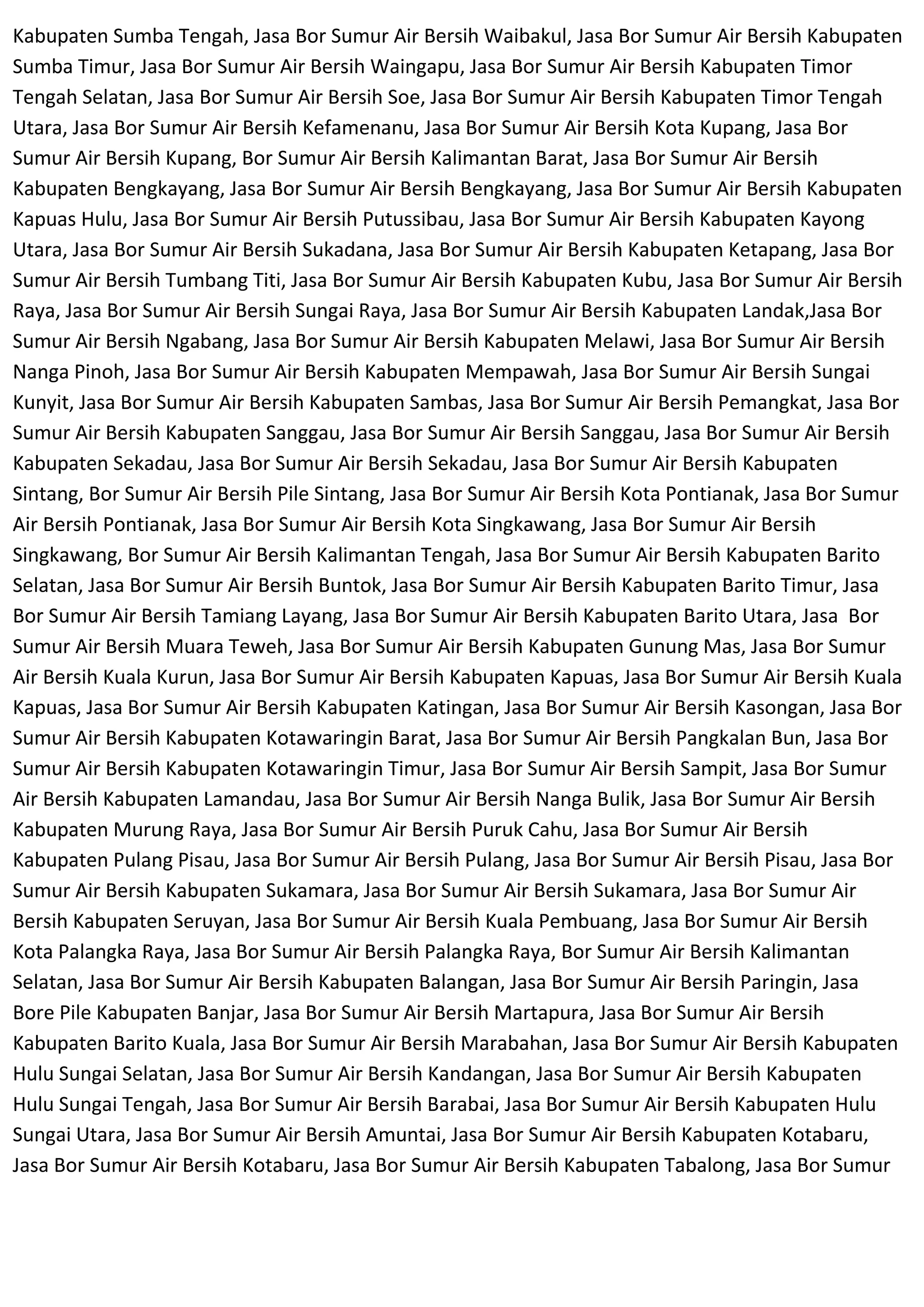 Bor Sumur Trenggalek 082231197352 | PDF