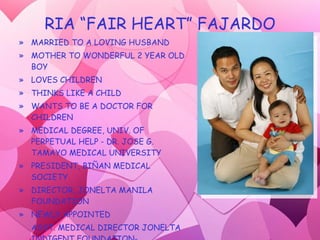RIA "FAIR HEART" FAJARDO | PPT | Education