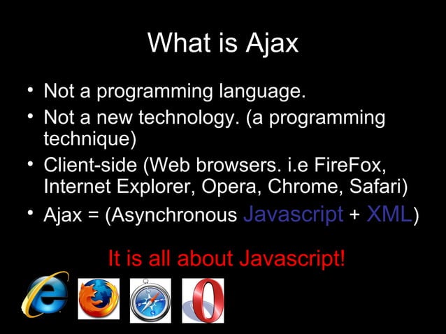 Understanding Ajax | PPT