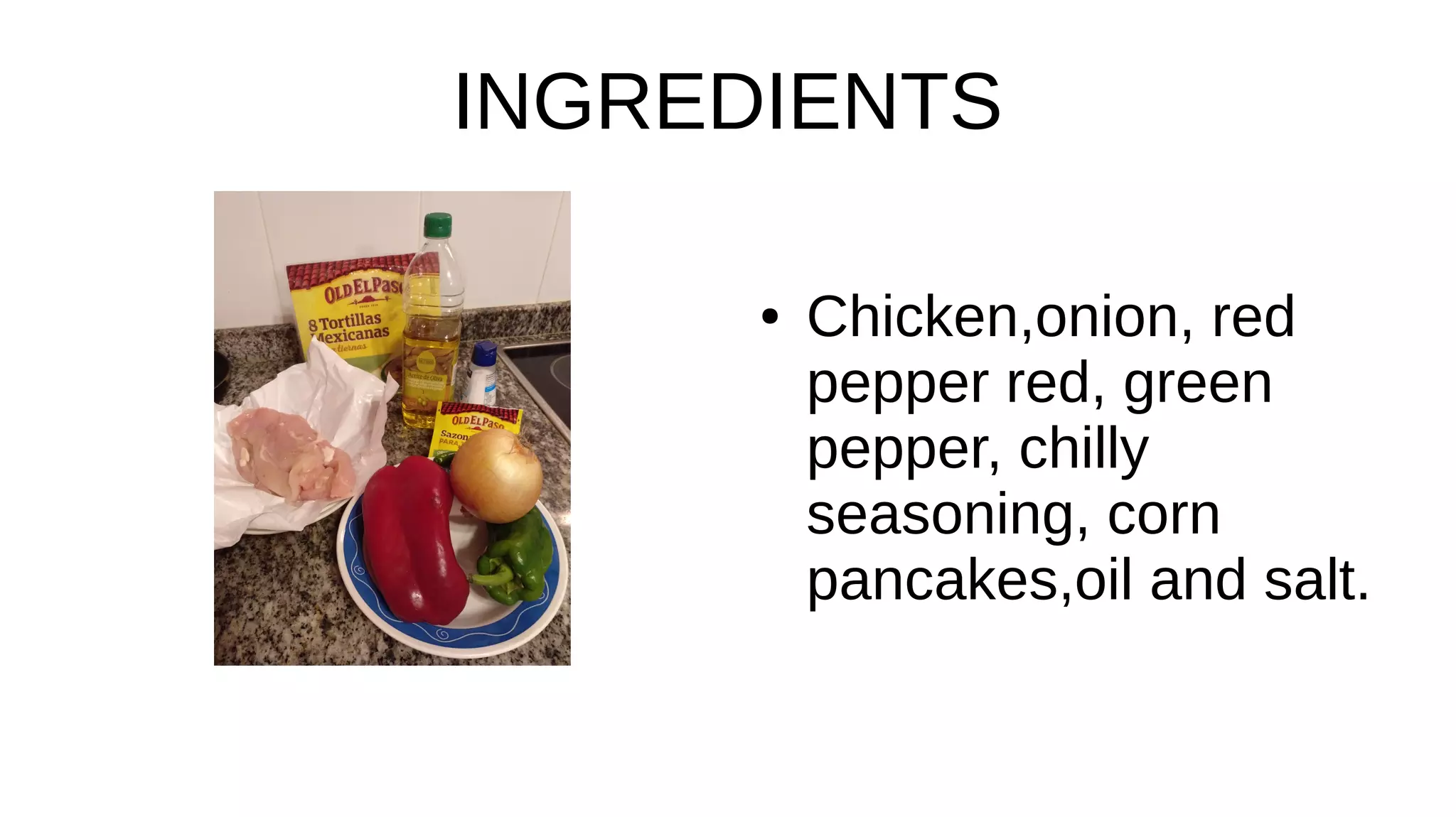 Fajitas with chilly seasoning | PPT