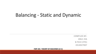 Balancing-static and dynamic | PDF