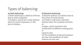 Balancing-static and dynamic | PDF