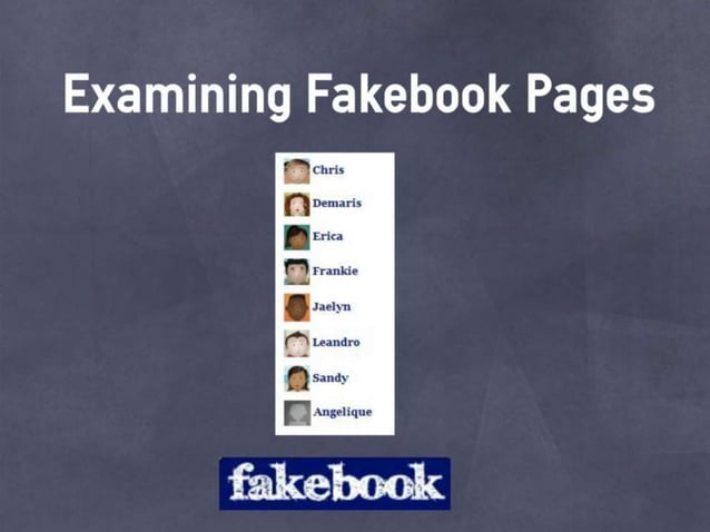 Fakebook | PPT