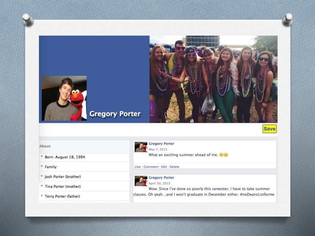 Fakebook presentation | PPTX