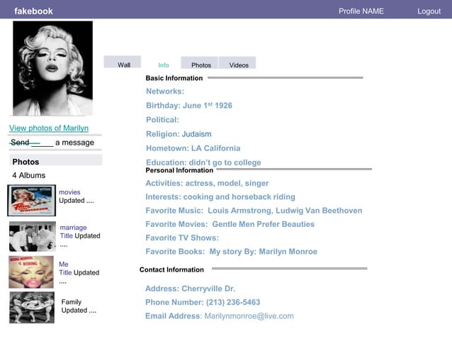 Fake book template facebook | PPTX | Internet | Computing