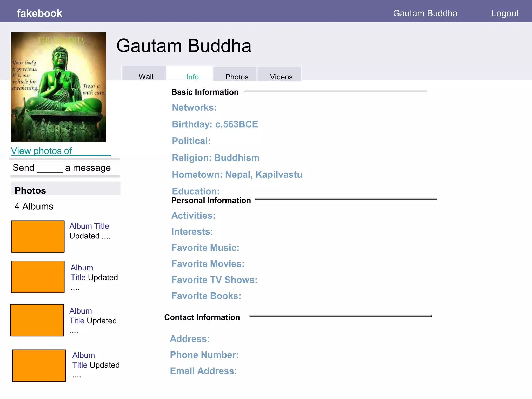 Fake book template facebook | PPTX