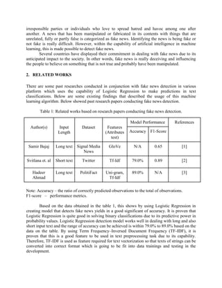 Fakebuster fake news detection system using logistic regression ...