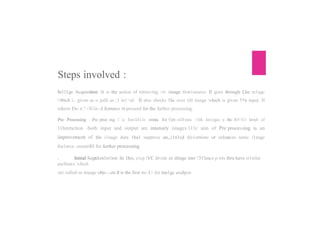 Fake currency detection using image processing | PPT