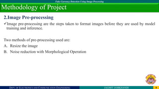 Fake Currency detction Using Image Processing | PPTX