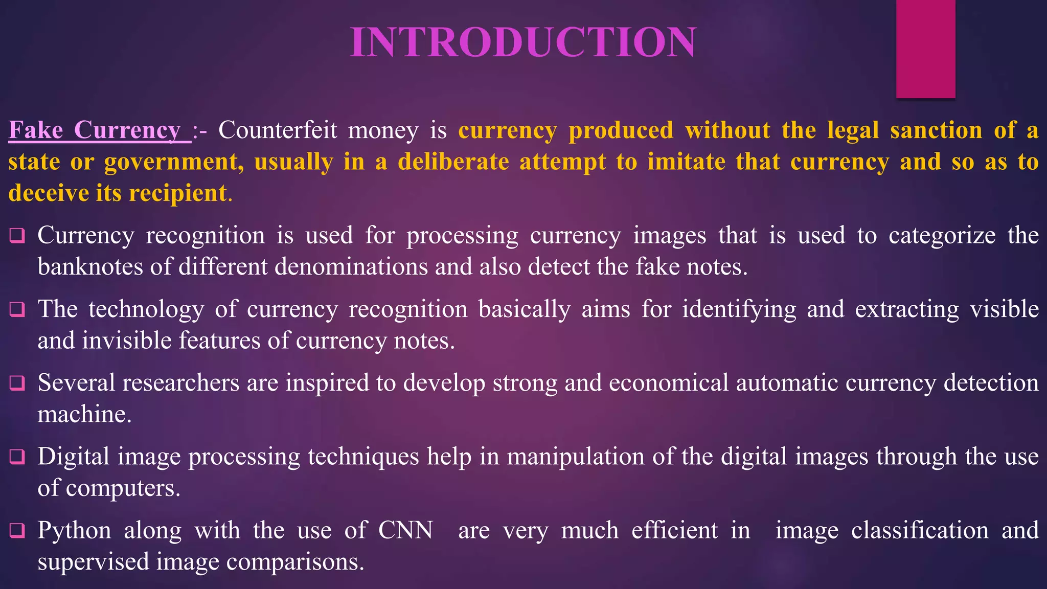 FAKE CURRENCY DETECTION PDF NEW PPT.pptx