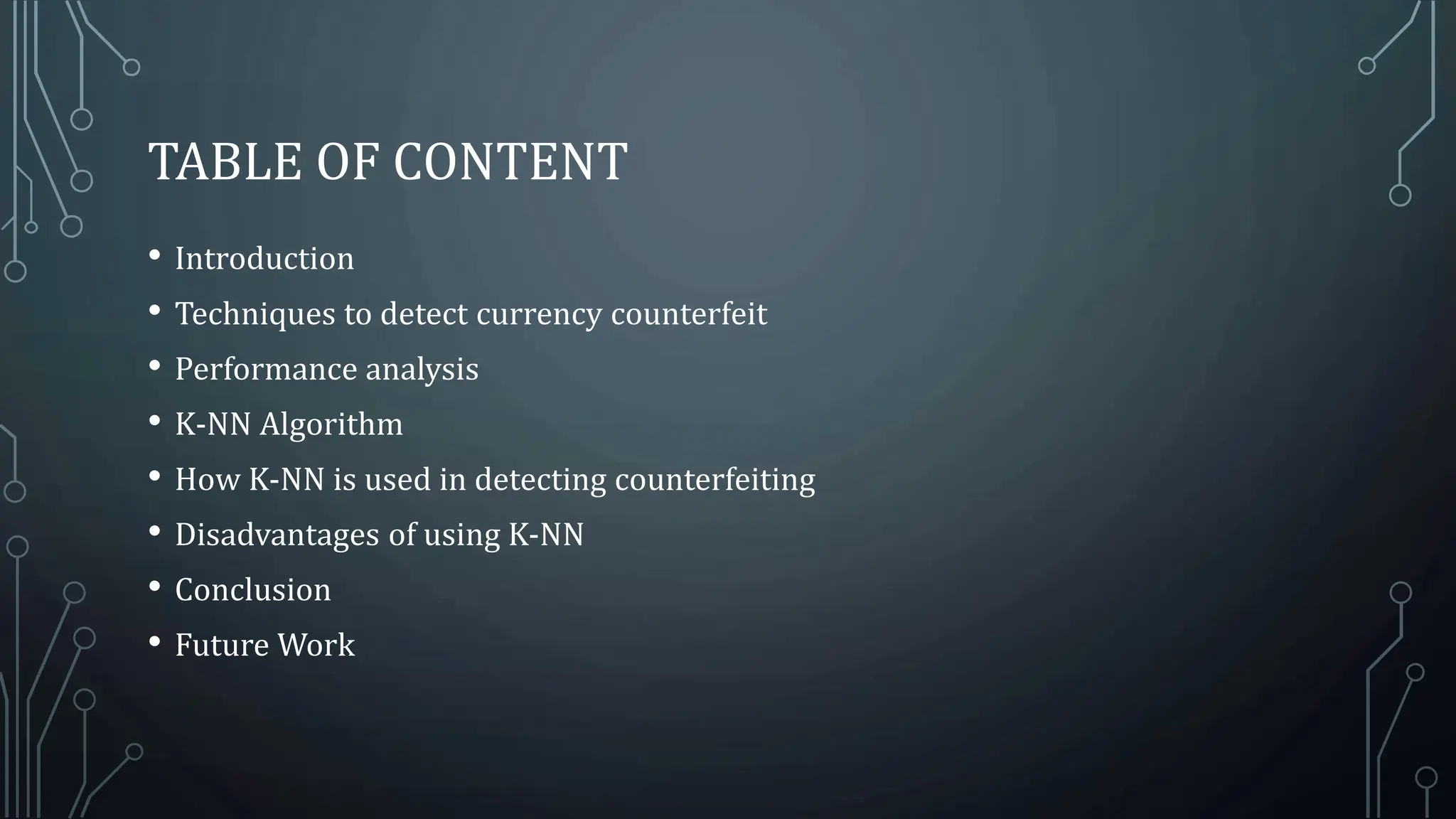 Fake Currency Detection Using Knn Algorithmpptx 1597