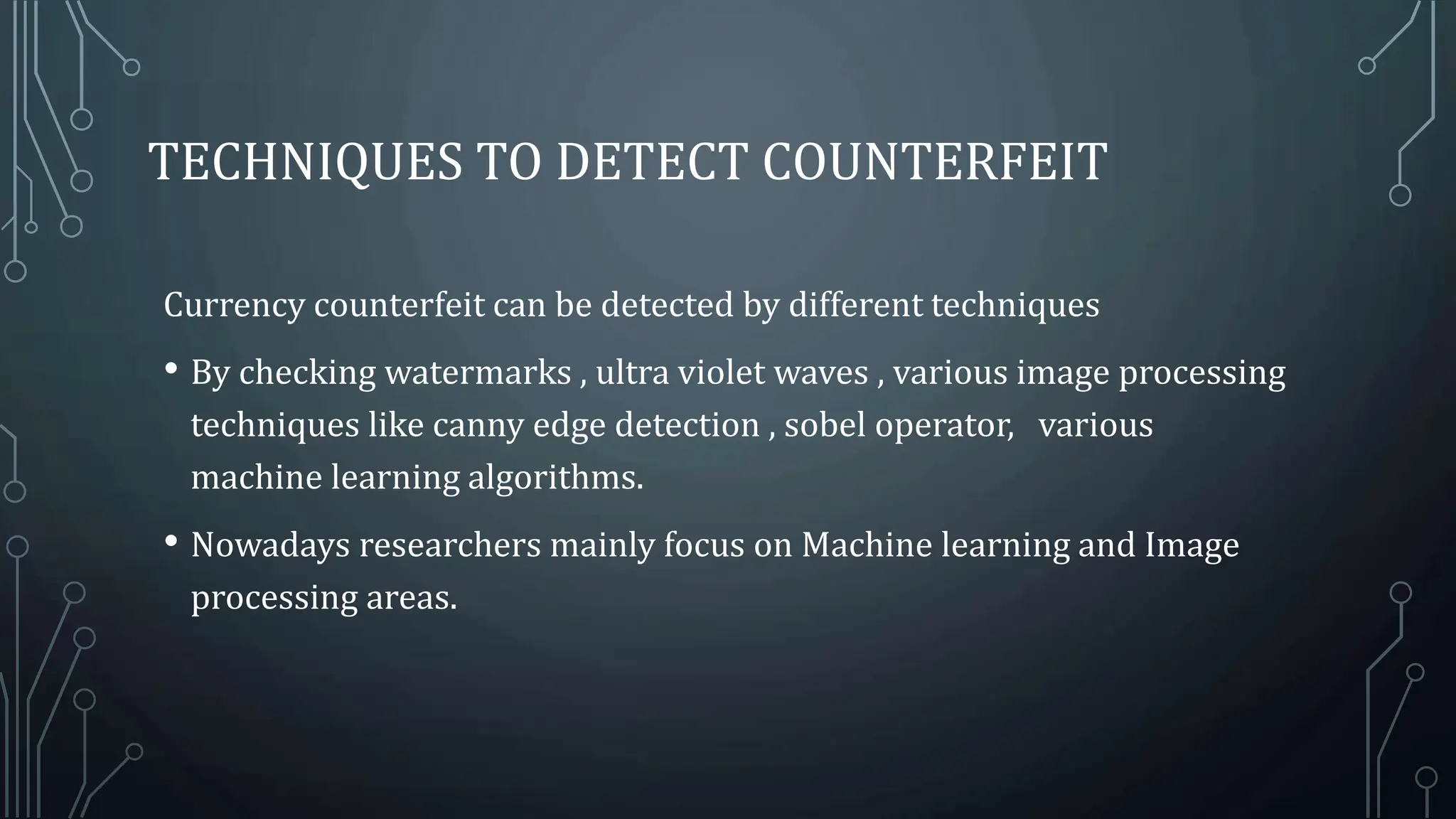 Fake currency detection using knn algorithm.pptx