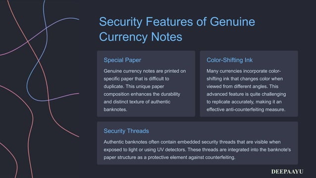 Fake Currency Notes ^1 Forensic science ^1 DEEPAAYU.pptx