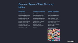 Fake Currency Notes ^1 Forensic science ^1 DEEPAAYU.pptx