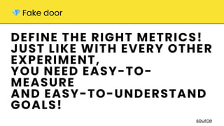 Fake door testing | PDF