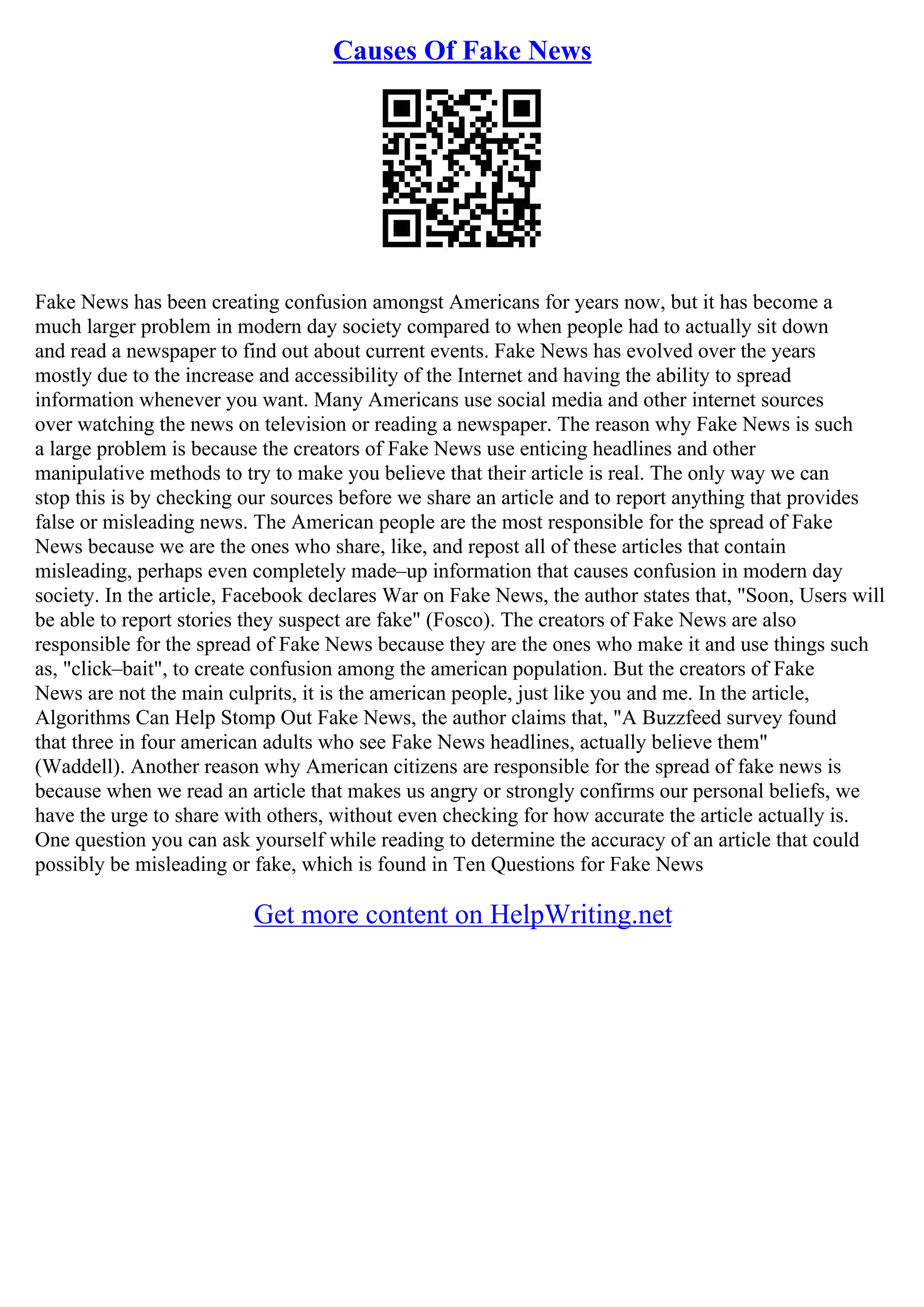 Fake Essay Writer | PDF | Internet Safety | Parenting