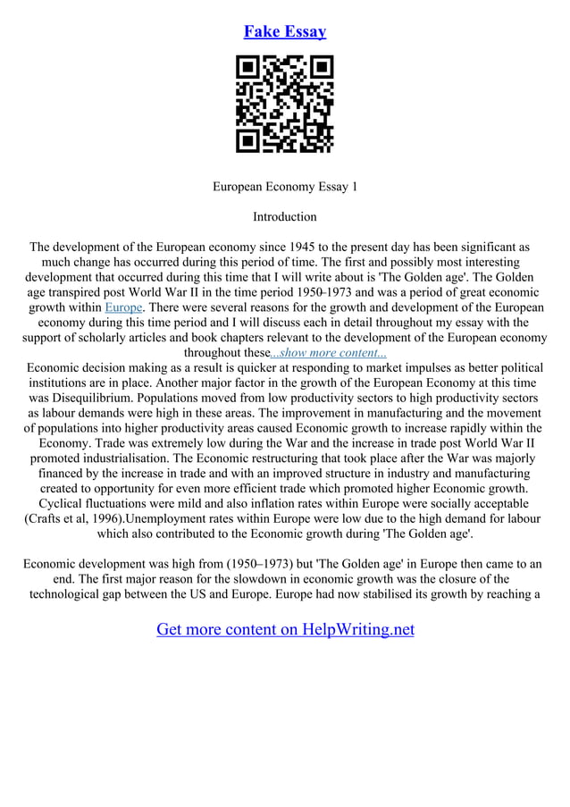 Fake Essay Writer | PDF