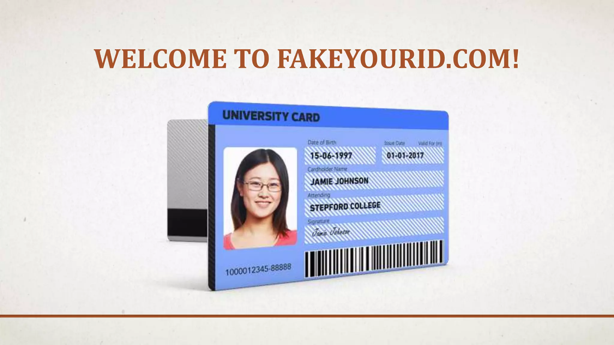 Fake ID Maker | PPT