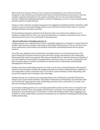 Fake relationships | DOCX
