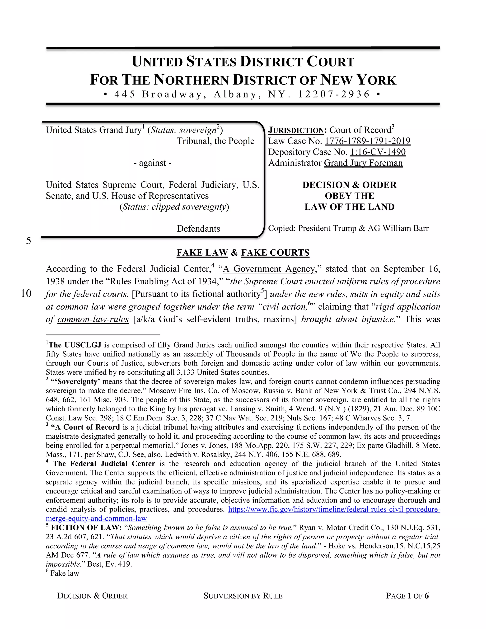 Fake law fake courts | PDF