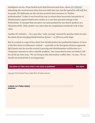 Fake news: How Lithuania’s ‘elves’ take on Russian trolls | PDF