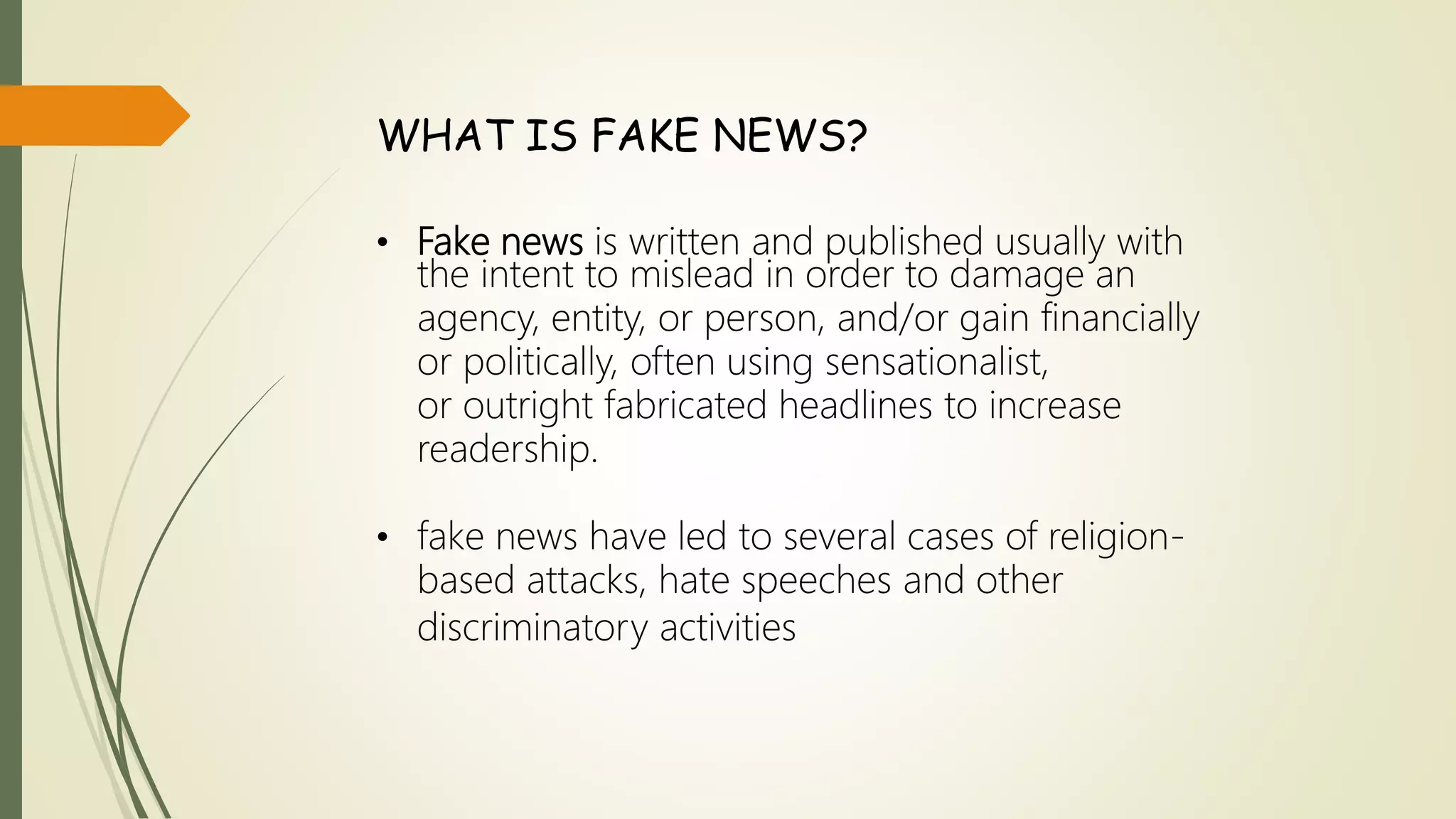 Fake news | PPT