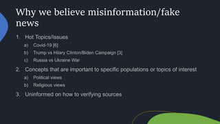 fakeNews.pptx | Politics