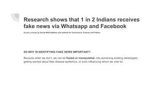 Fake news detection project | PPTX