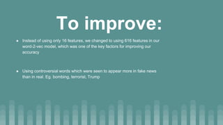 Fake news detection project | PPTX