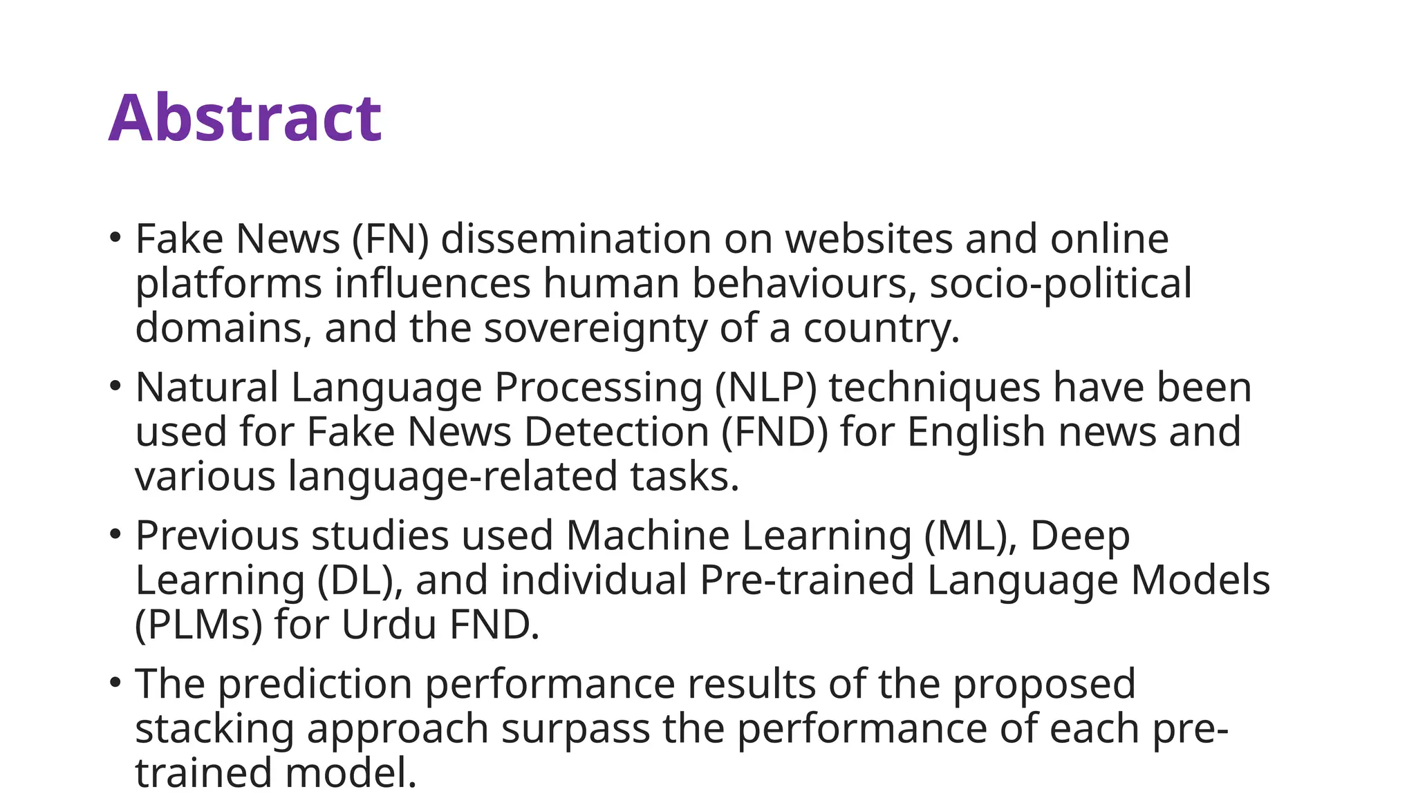 FAKE NEWS DETECTION is a step by step process sep and procedure | PPTX