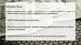 Fake News, Alternative Facts, & Confirmation Bias | PPT