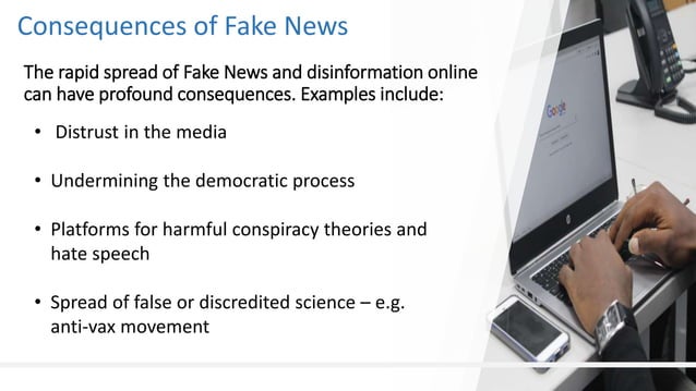 Fake news | PPTX | Technology & Computing