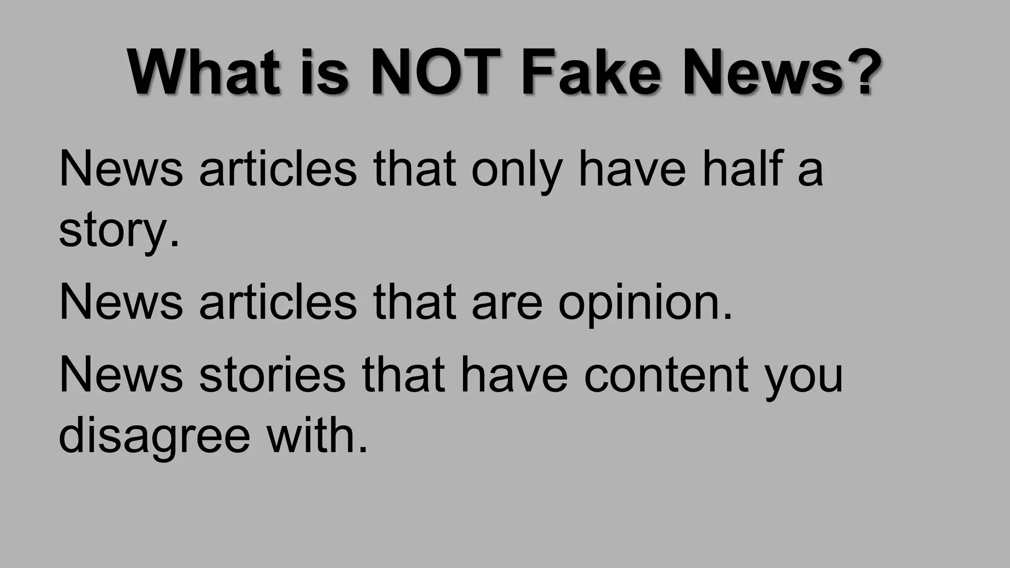 Fake News Presentation | PPTX