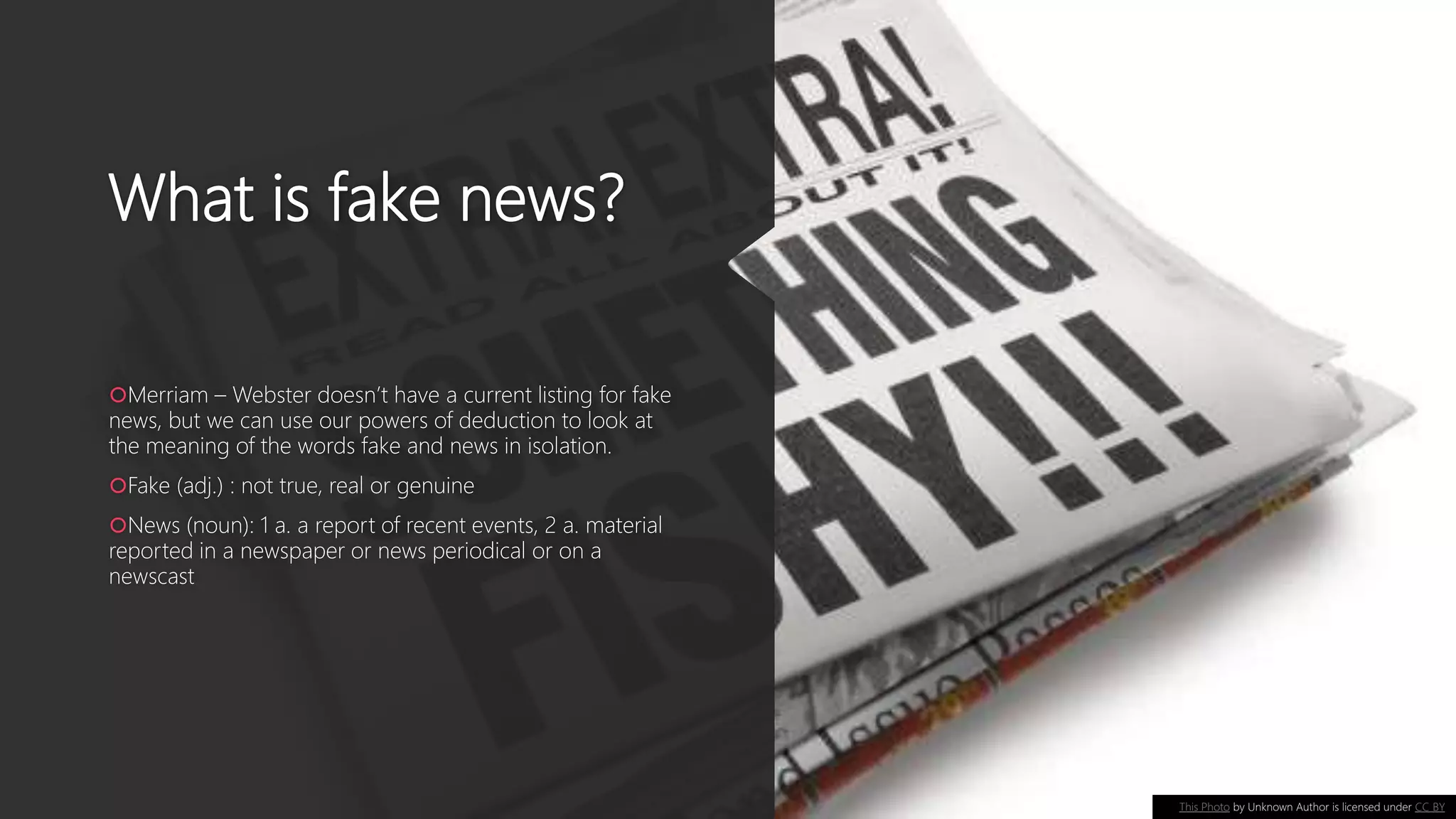 Fake News Teacher Resource | PPT