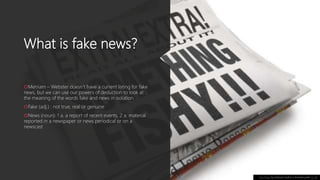 Fake News Teacher Resource | PPTX