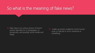 Fake News Teacher Resource | PPTX
