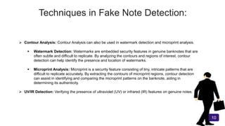 Fake Note Detection of Bangladesh | PPTX