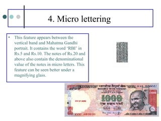 Fake note detection | PPT