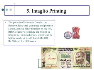 Fake note detection | PPT
