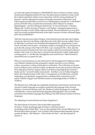 Fake Nubia: a Colonial Forgery to deprive Cushitic Nations from National Independence ...