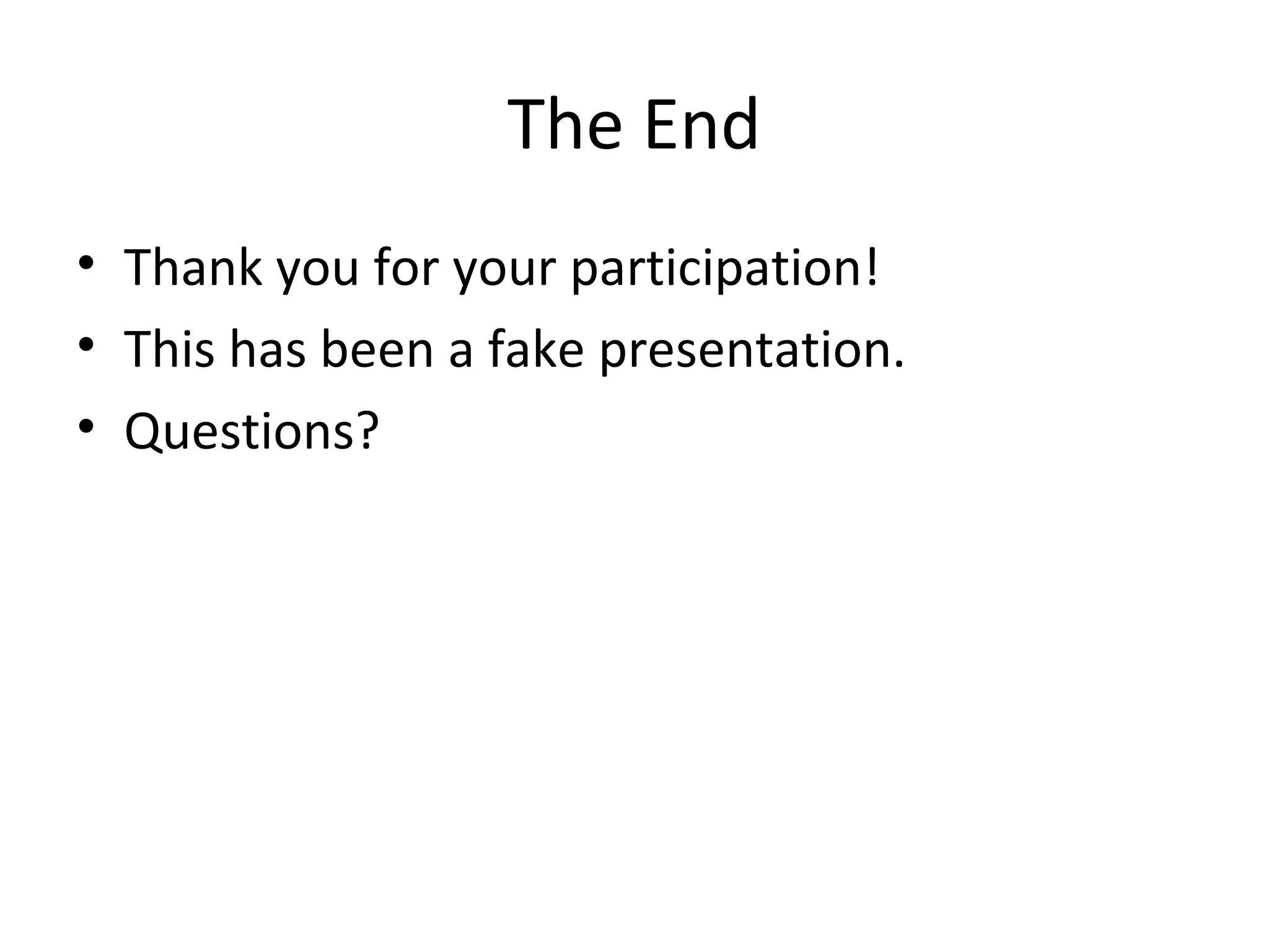 Fakepresentation | PPT