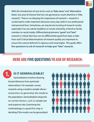 Five Ways to Spot Fake Research | PDF