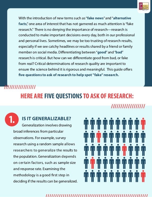 Five Ways to Spot Fake Research