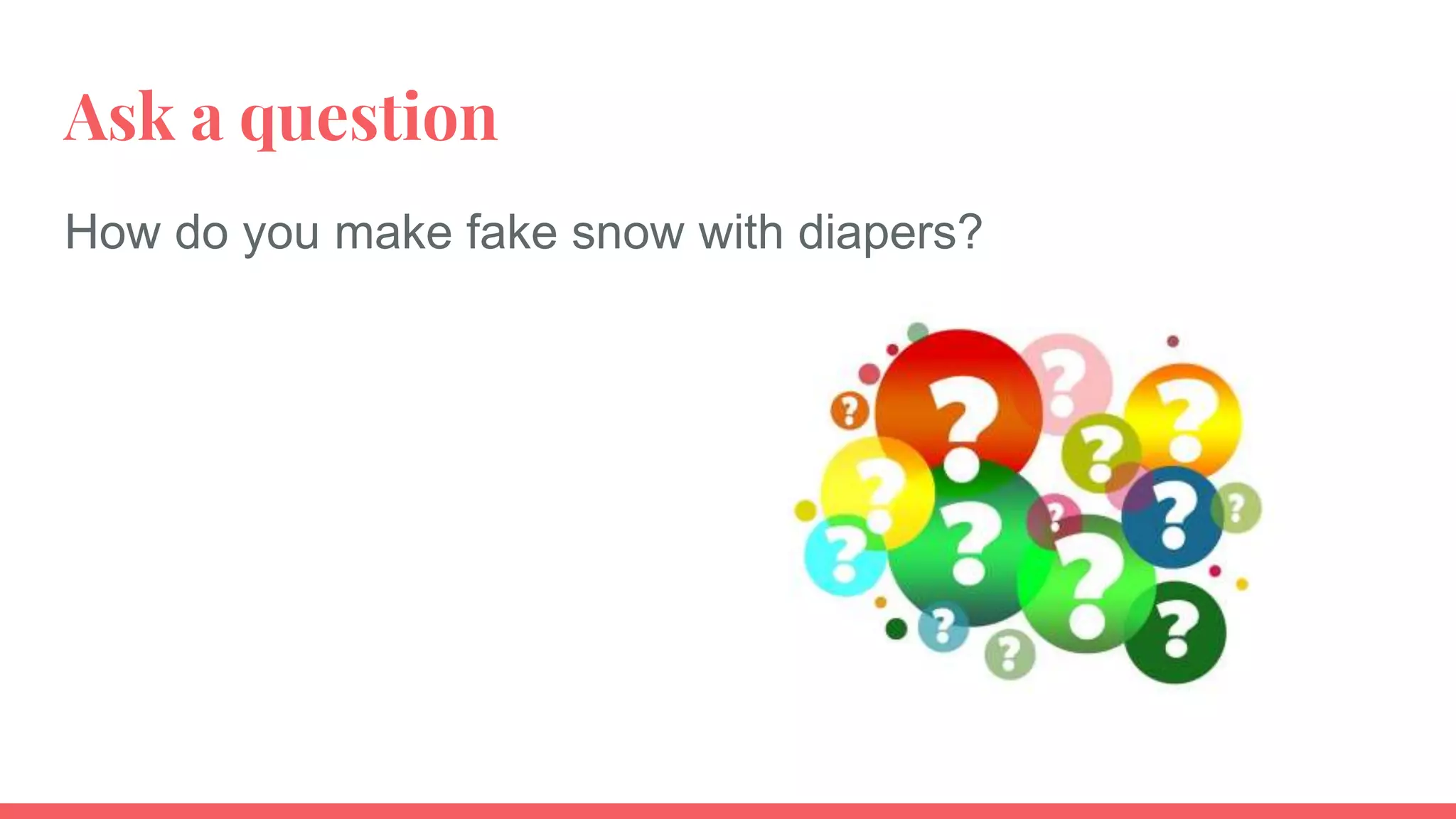 Fake Snow Experiment | PPTX