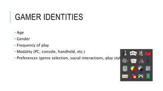 Fake vs. Real Gamers: Unpacking Gamer Identities through Game Player ...