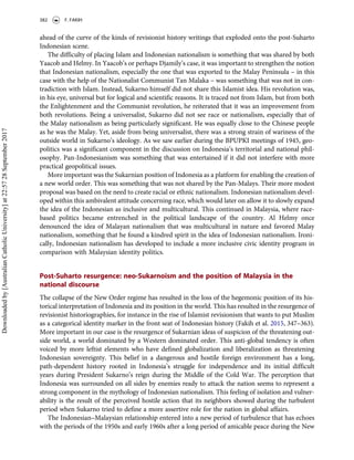 Malaysia as an “Other” in Indonesian popular discourse | PDF | Politics