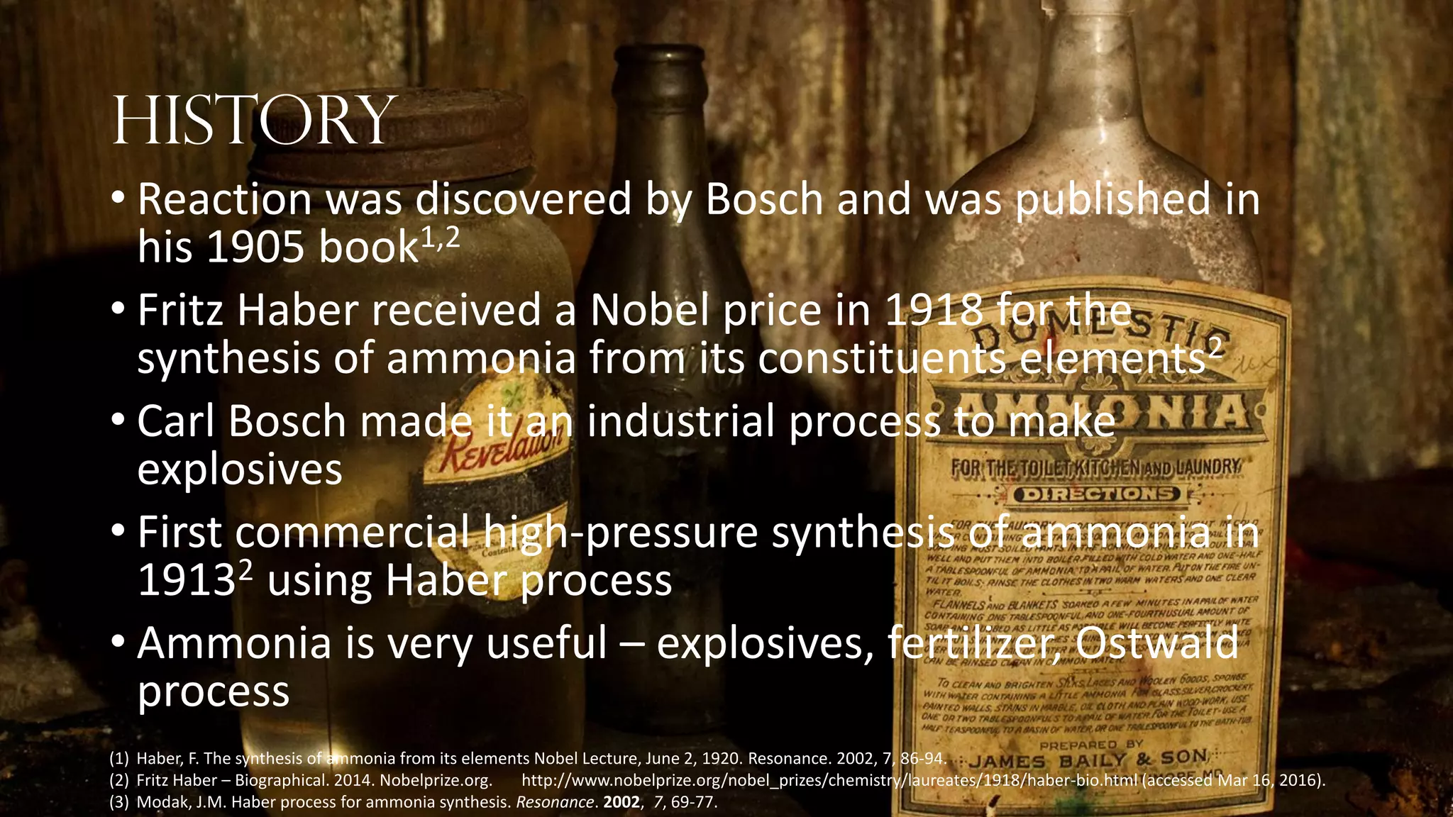 Haber-Bosch Process | PDF