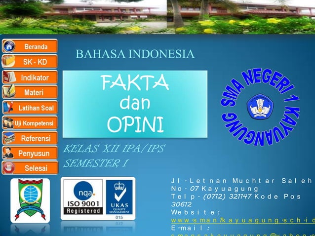 Fakta dan opini | PPTX